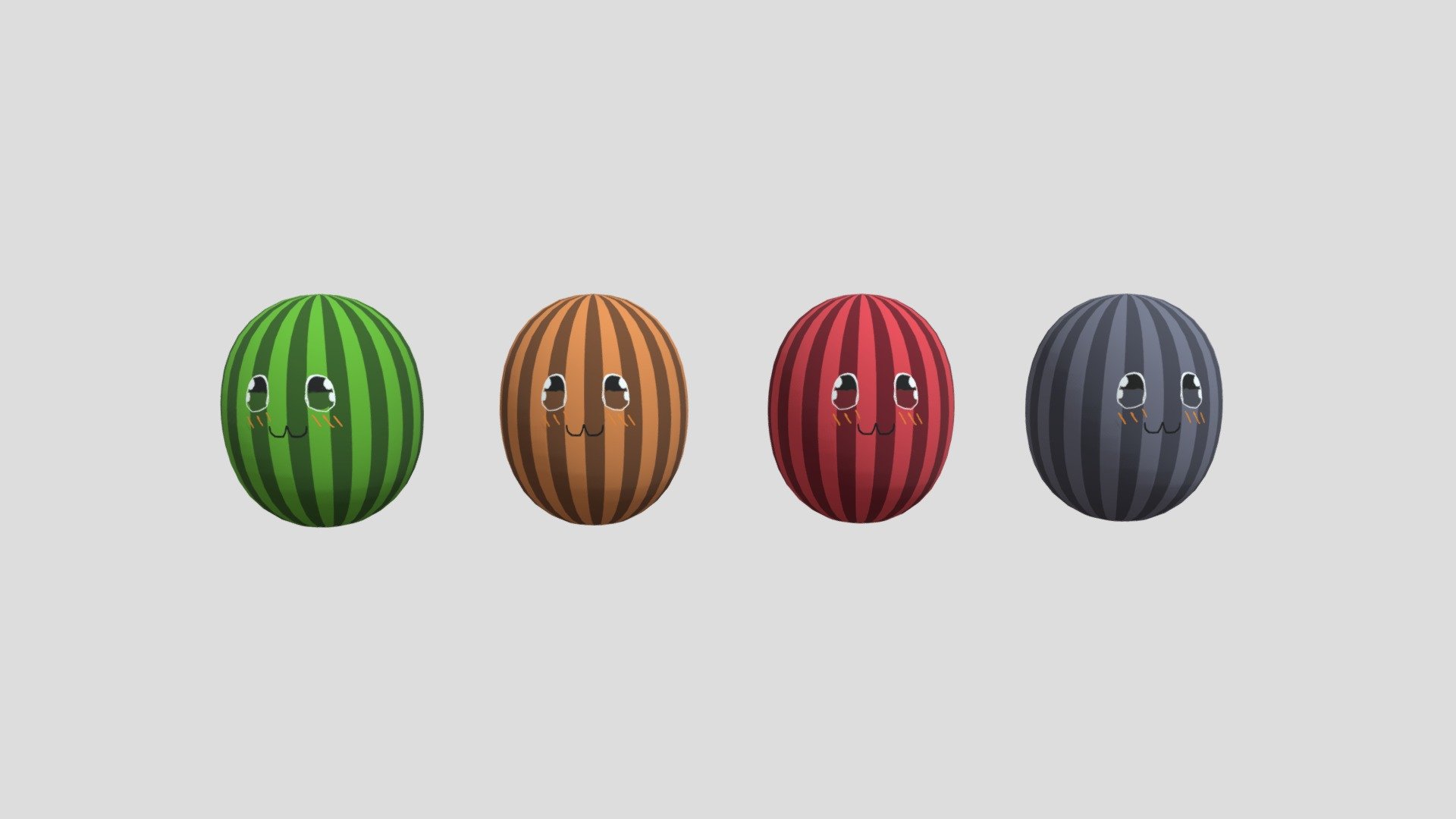 Elemelons - 3D model by JuaneXec [35a821c] - Sketchfab