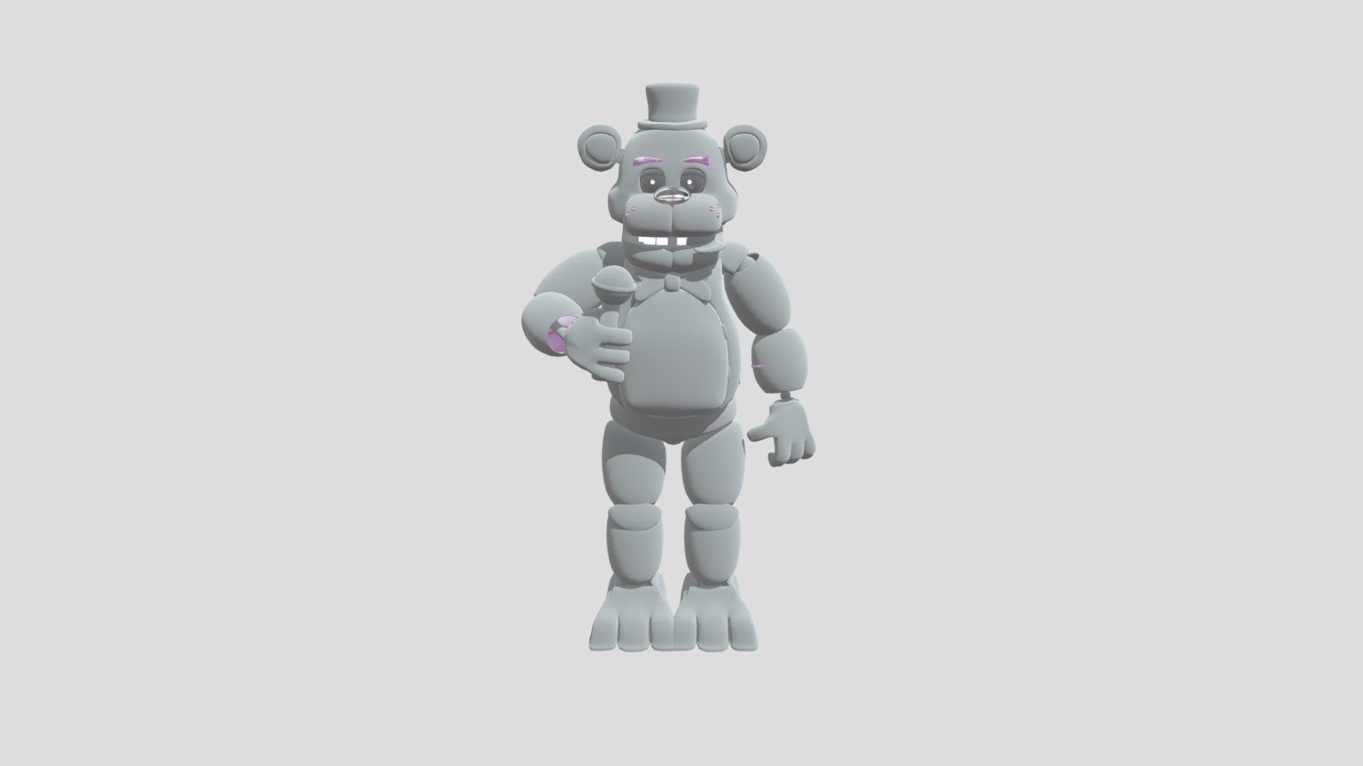 Freddy Fazbear Hw made by cyber - Download Free 3D model by ...