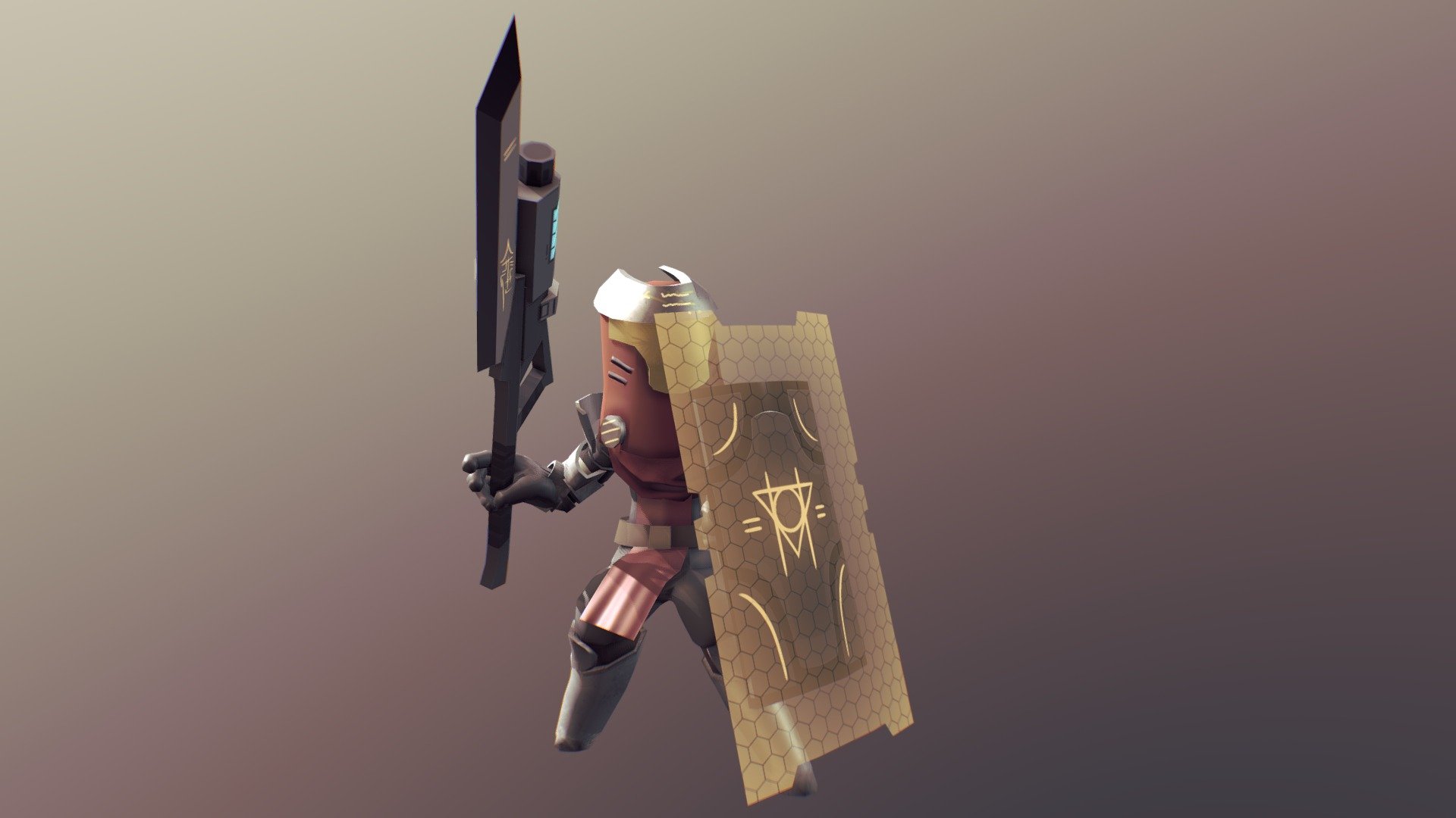 Shield Bearer (The Second Coming) - Download Free 3D model by ...