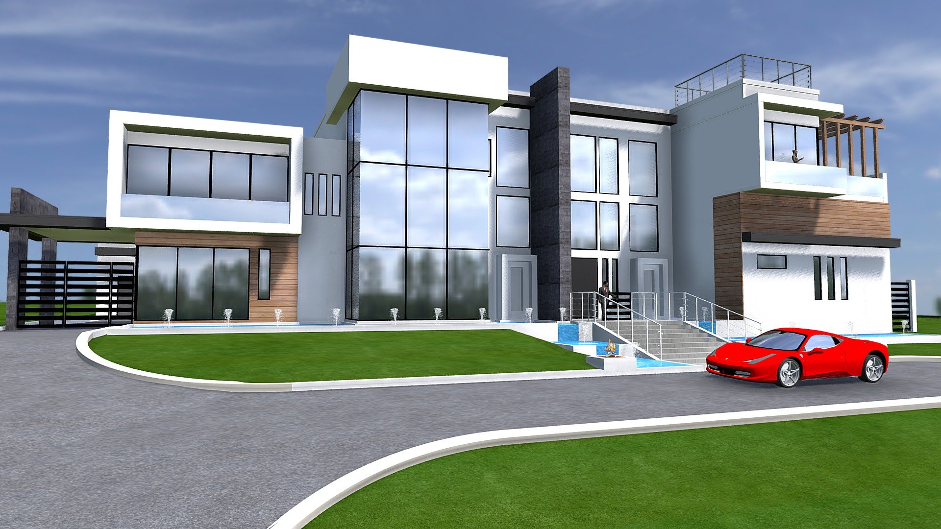 Kash Tandon - 360 spin model of 3D house - 3D model by Render3DQuick ...