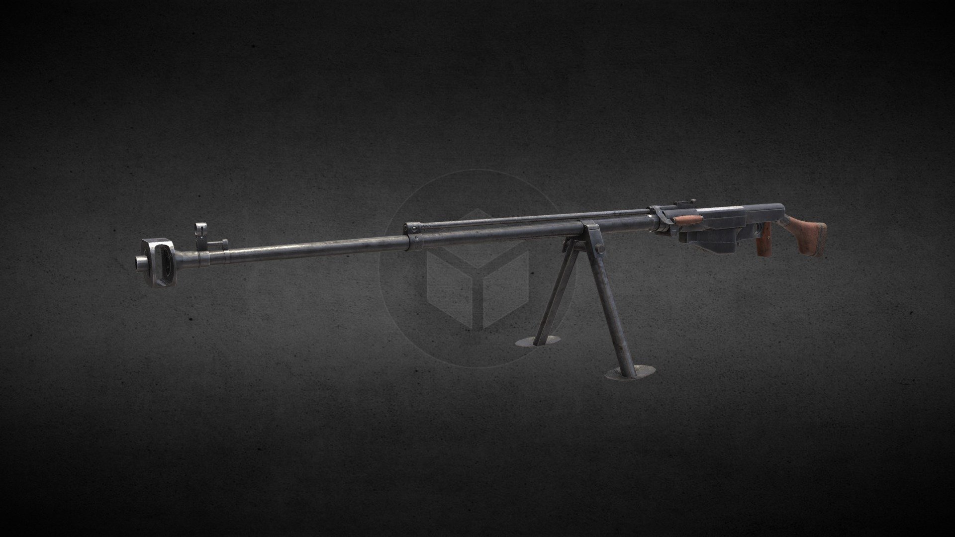 PTRS-41 - Buy Royalty Free 3D model by Alexandr Kuzmin (@iiialastariii ...