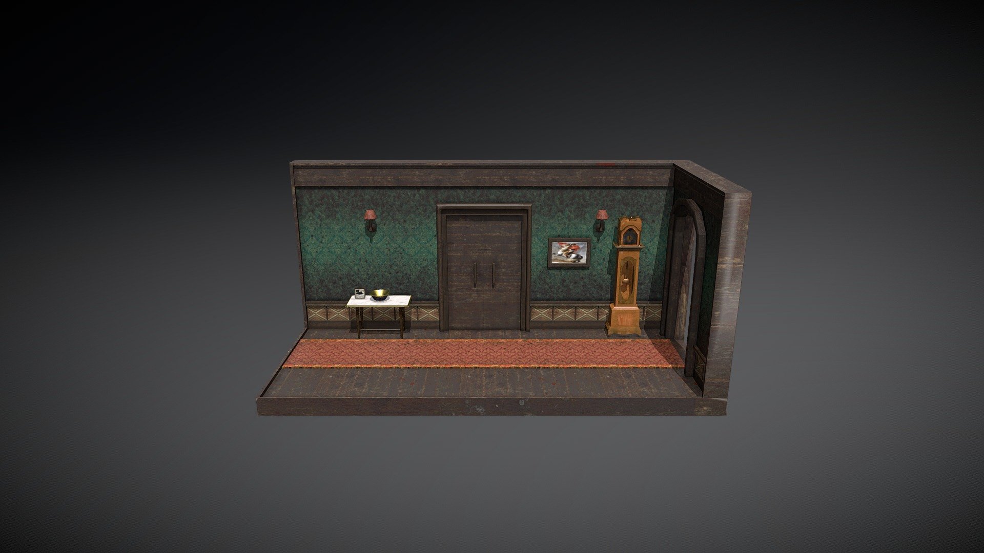 Flynn Cooper - Victorian Manor Diorama - Download Free 3D model by ...