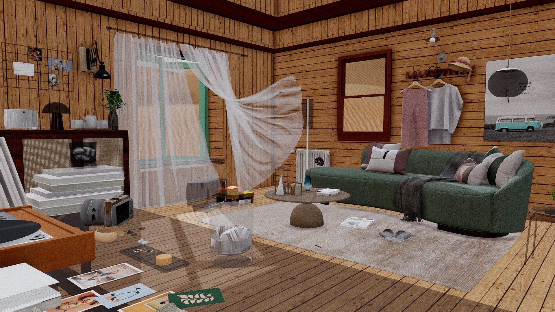 Log Cabin Buy Royalty Free 3d Model By Okotaru Loaferspore