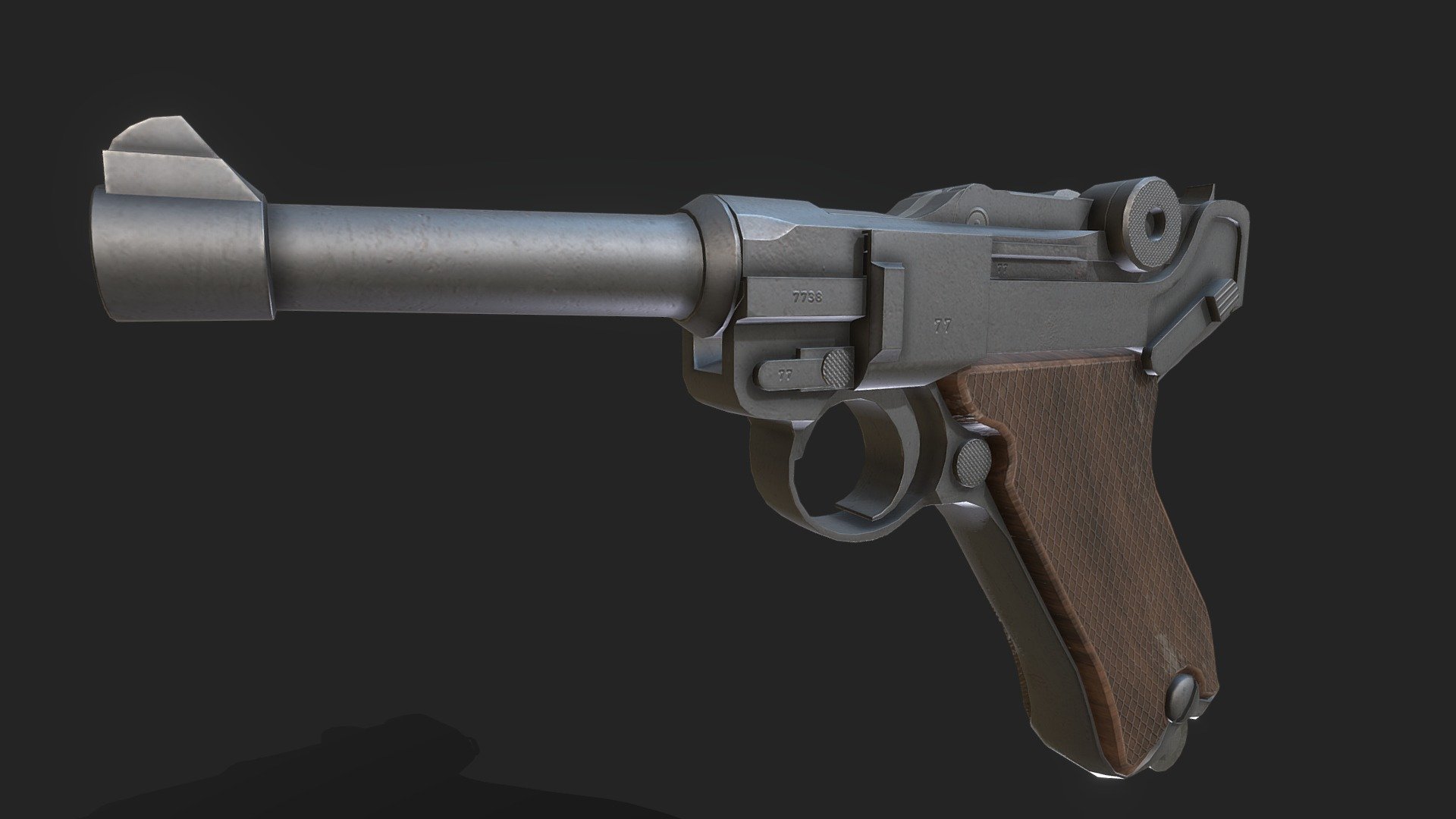 Luger Pistol - Buy Royalty Free 3D model by the7isbest [35ae9d9 ...