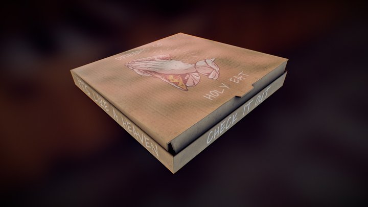 Pizza-box 3D models - Sketchfab