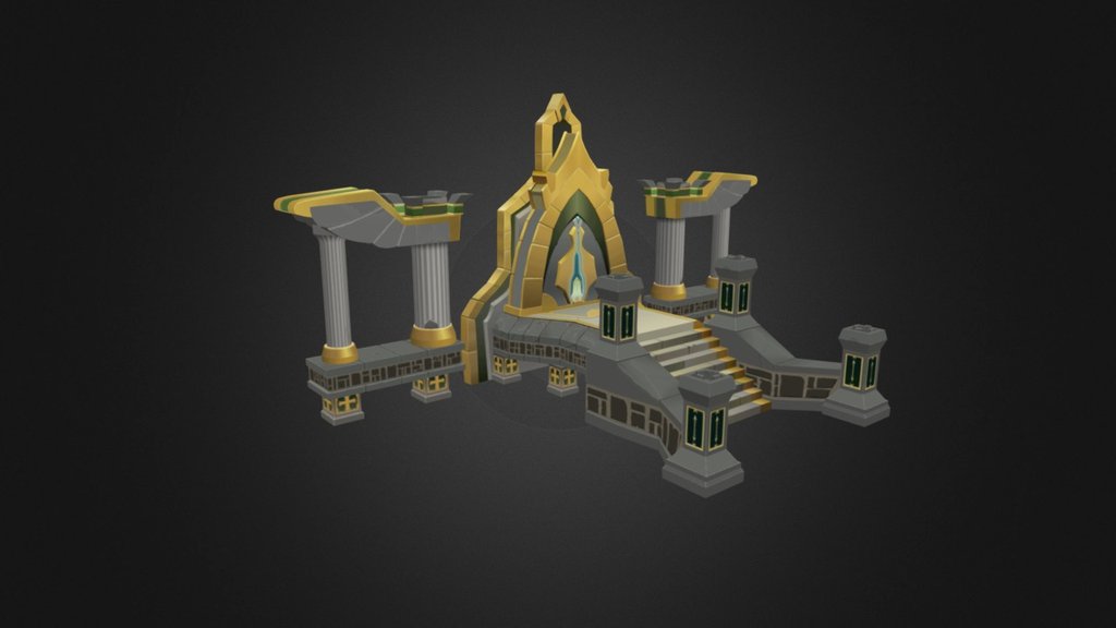 Hand Painted Shrine - 3D model by beags [35b85e1] - Sketchfab