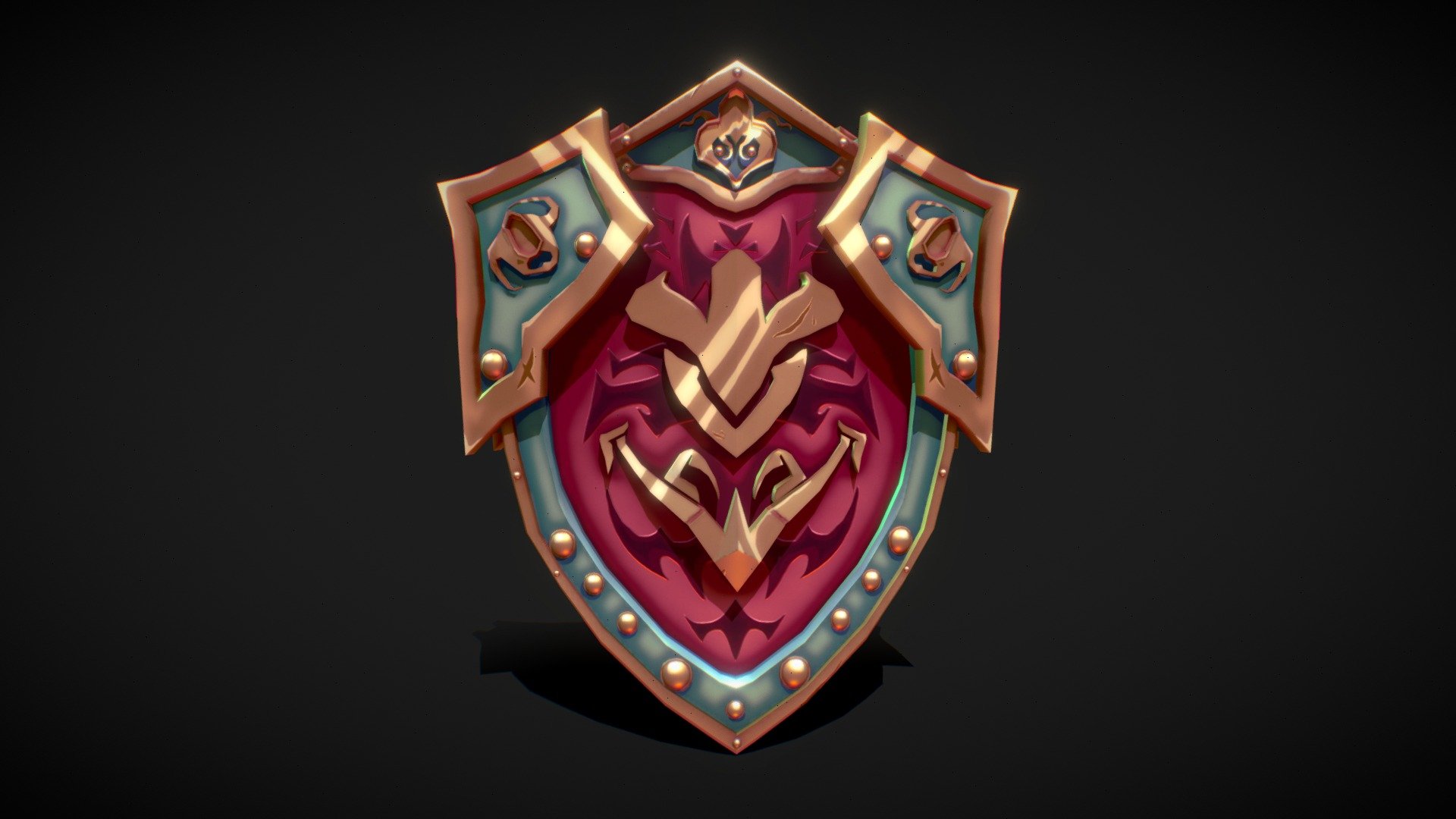 Warcraft Inspired Shield - Buy Royalty Free 3D model by Benduku ...