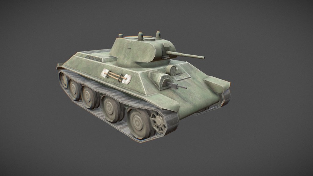 A-20 Toon Tank - 3D model by Alexander Shukharov (@SnaiperoG) [35b9efb ...
