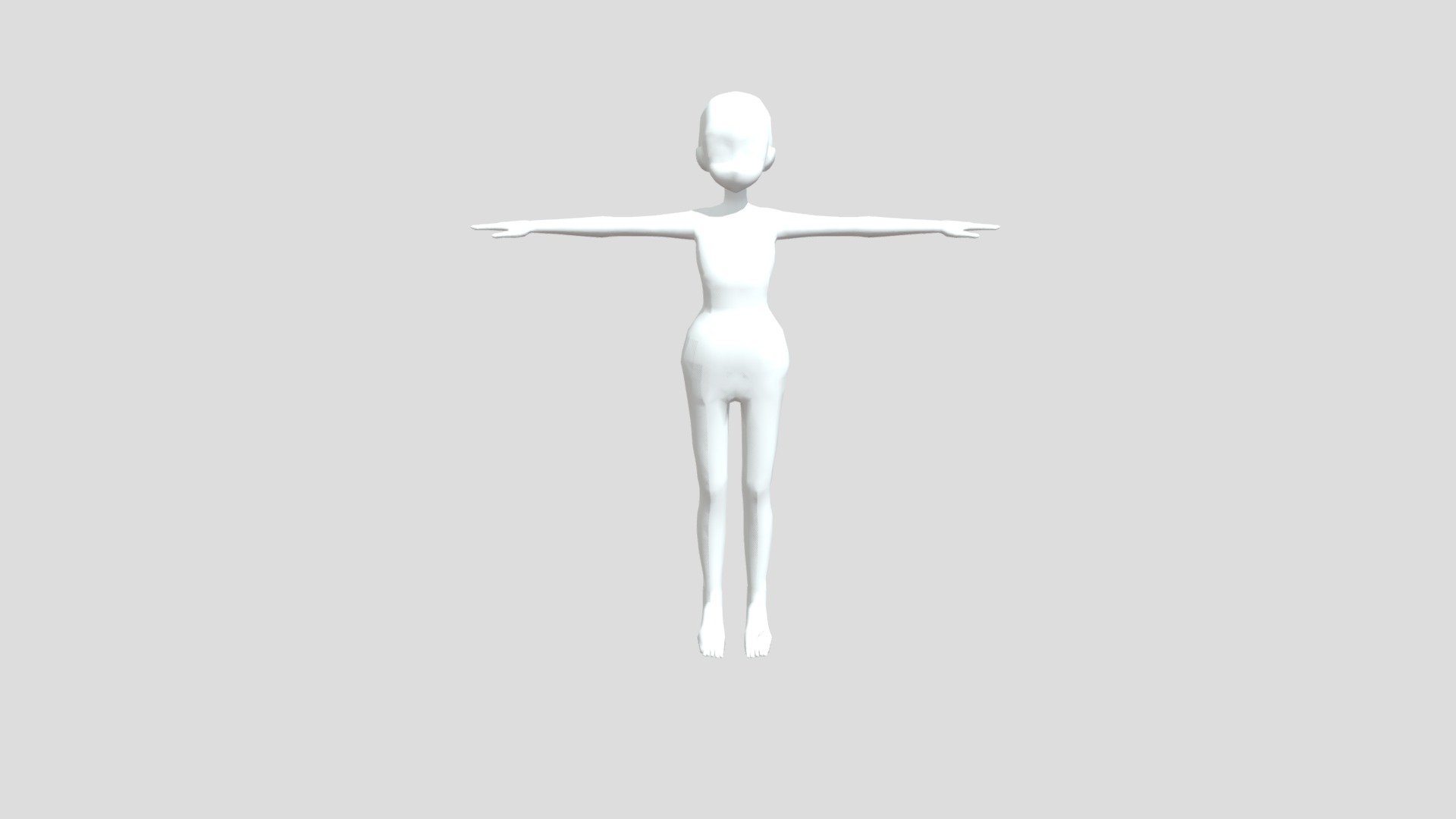 Anime Femboy Base Low Poly - Download Free 3D model by sarberry_x ...