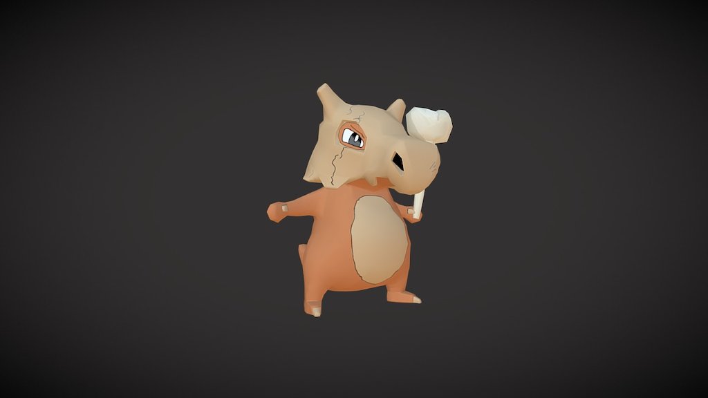 cubone - 3D model by DavidCisneros [35bbca1] - Sketchfab