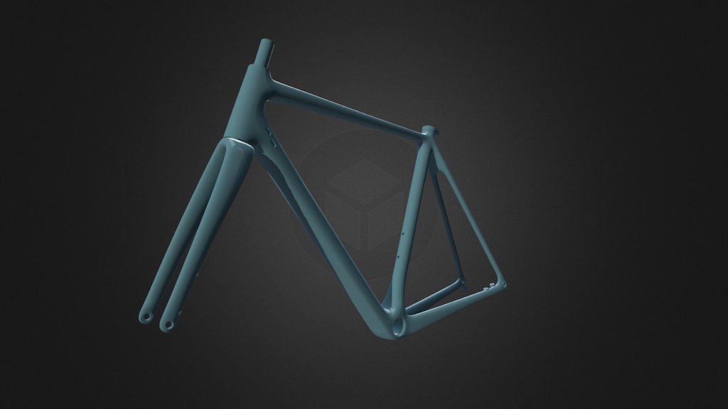 Bike Frame - 3D model by theckeler [35bdbbd] - Sketchfab