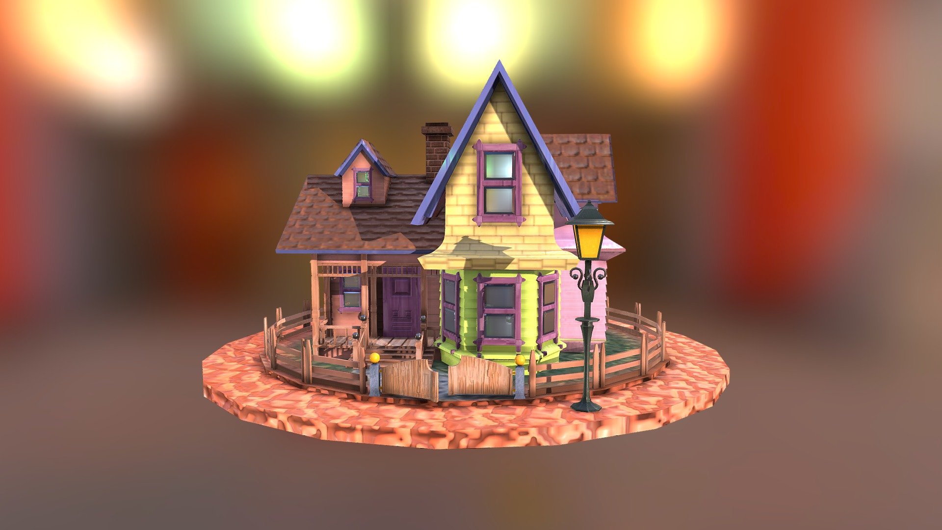 Up House - 3D model by adaialina [35bddd5] - Sketchfab