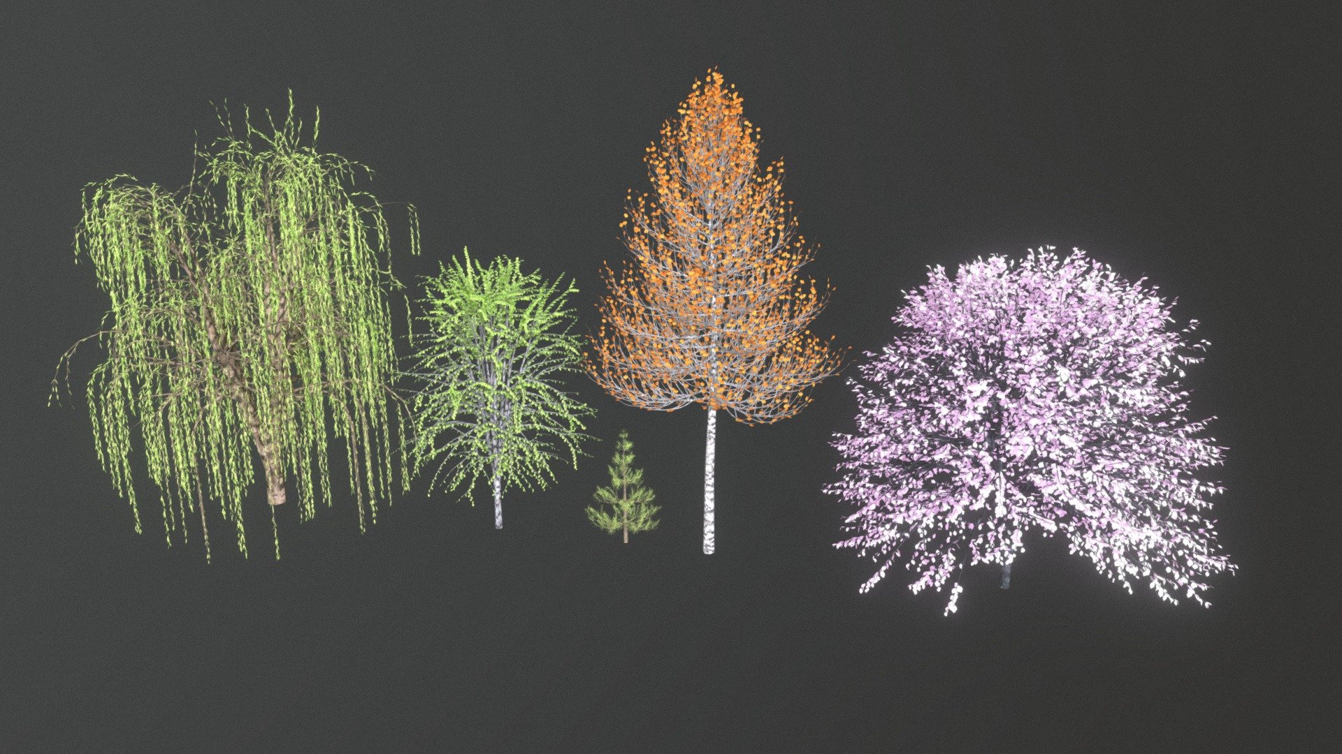 Trees (Asset) - Download Free 3D model by Yarelon (@yarelon111 ...