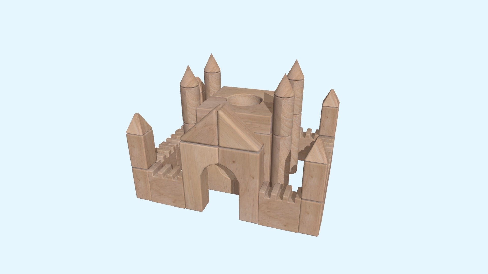 Unit Block Castle - Download Free 3D model by Anderson Tsan (@anderson ...