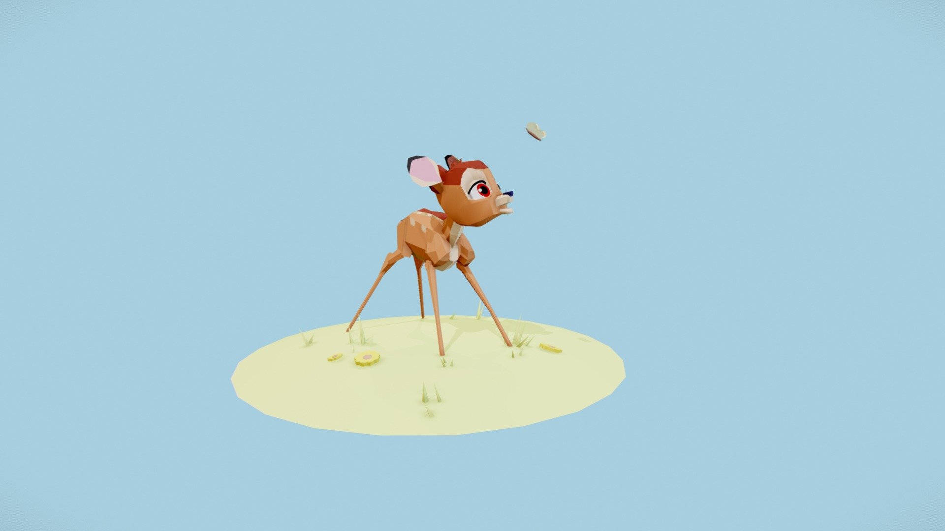 Bambi - Download Free 3D model by Henrimush [35c4121] - Sketchfab
