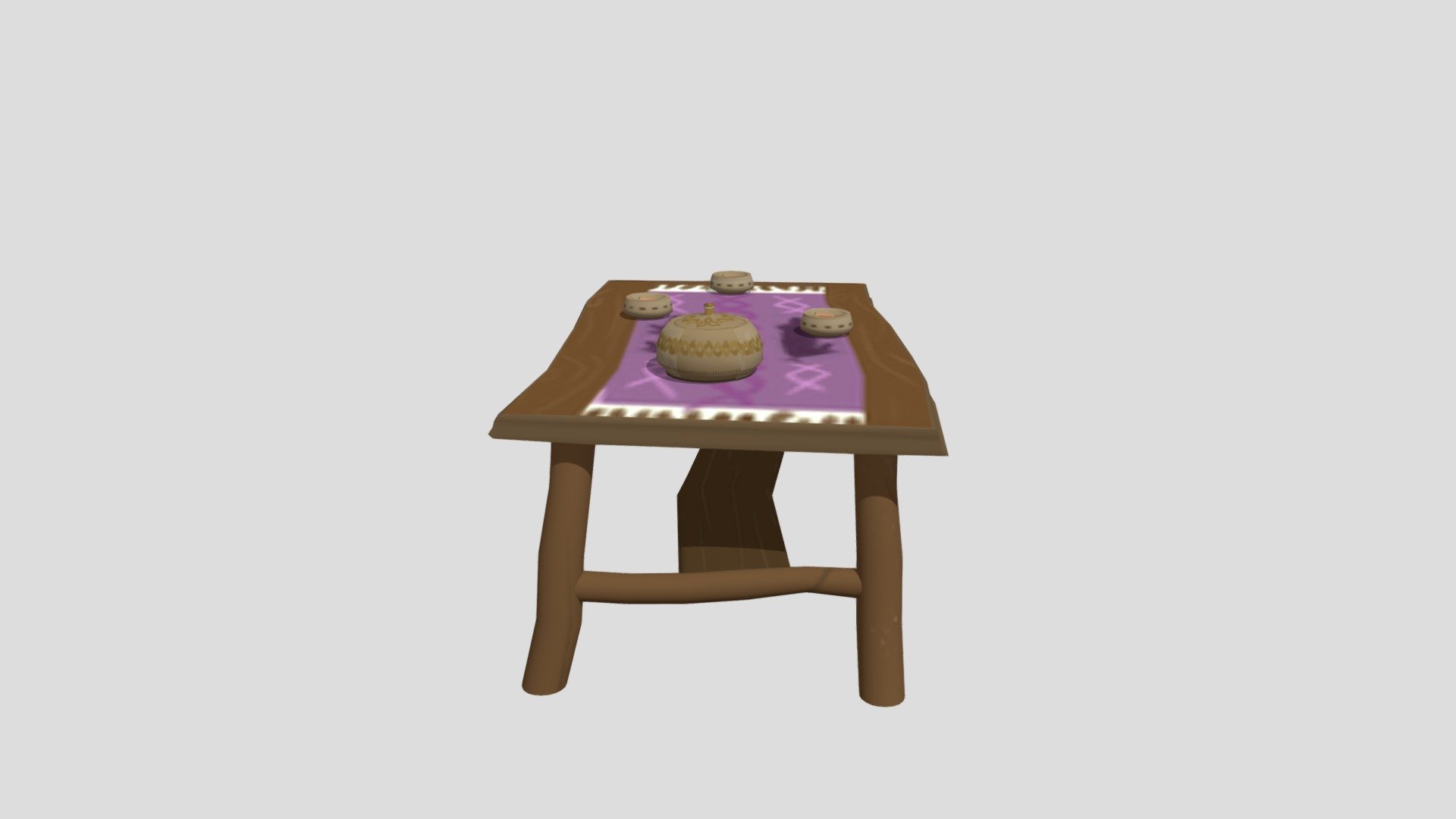 cabin table - 3D model by Lou (@eloise.werkhoven) [35c412e] - Sketchfab