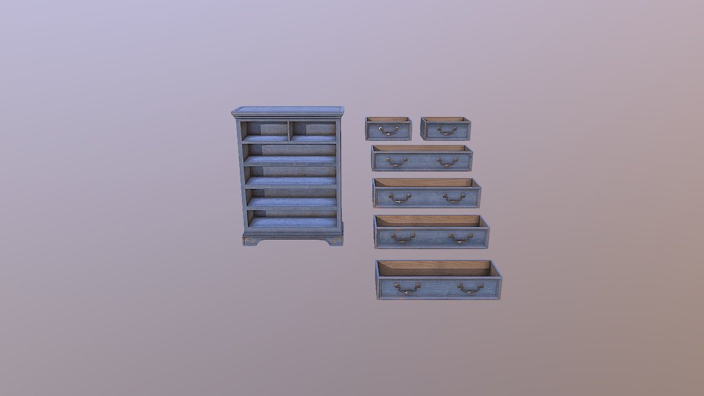 Unity asset Chest-of-drawers - A 3D model collection by YusukeHamazaki ...