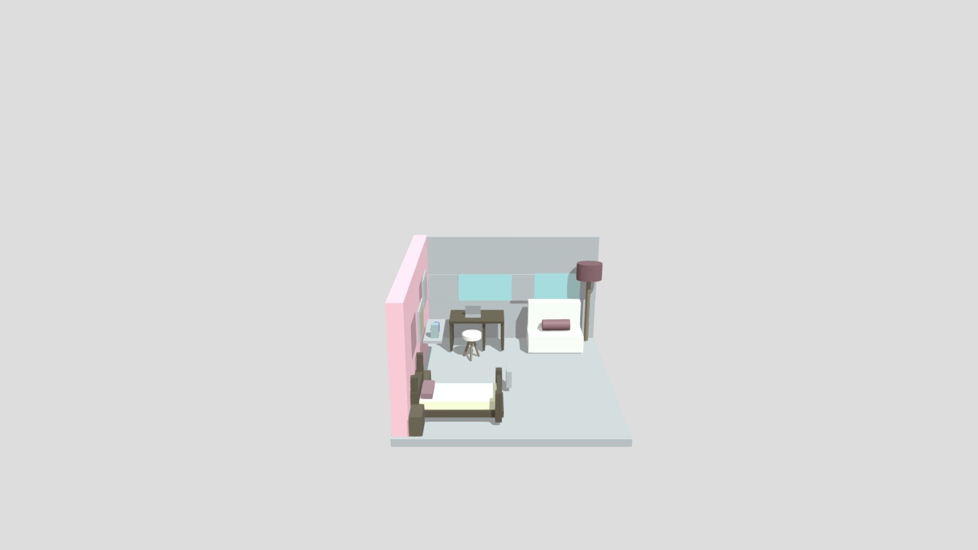 Cuarto - 3D model by vaniapina [35c5f2d] - Sketchfab