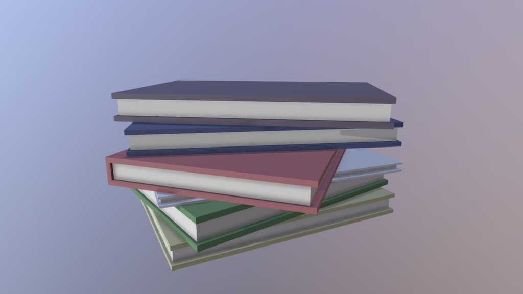 Books - 3D model by sindrekuljo [35c79ba] - Sketchfab