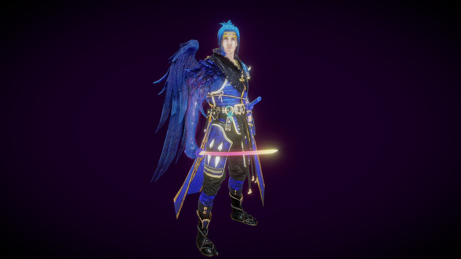 Angel Ninja - Buy Royalty Free 3D model by Luna Studio (@StudioLuna ...
