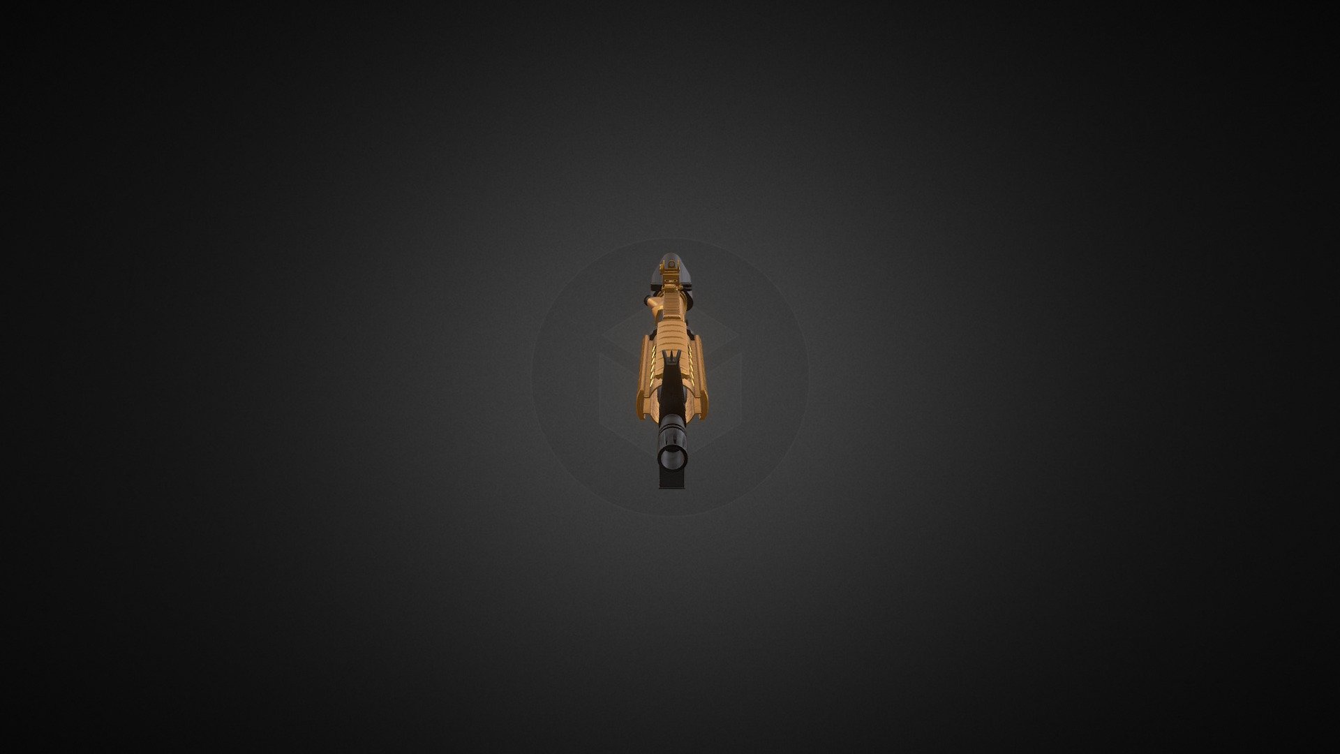 M4A4 | Agent (gold vol1) - 3D model by Dante$ (@real_dantes) [35caea7 ...