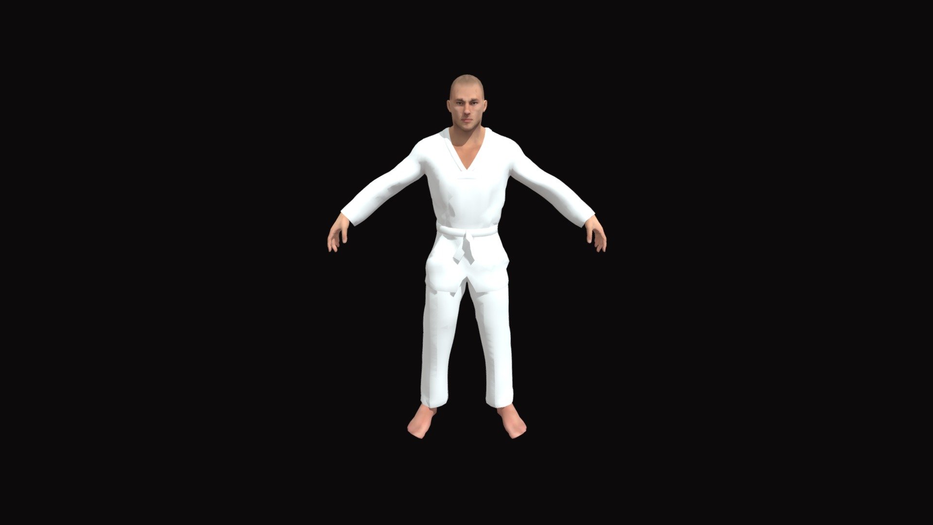 Mae Geri (karate) - 3D model by Drmohamed [35cbff7] - Sketchfab