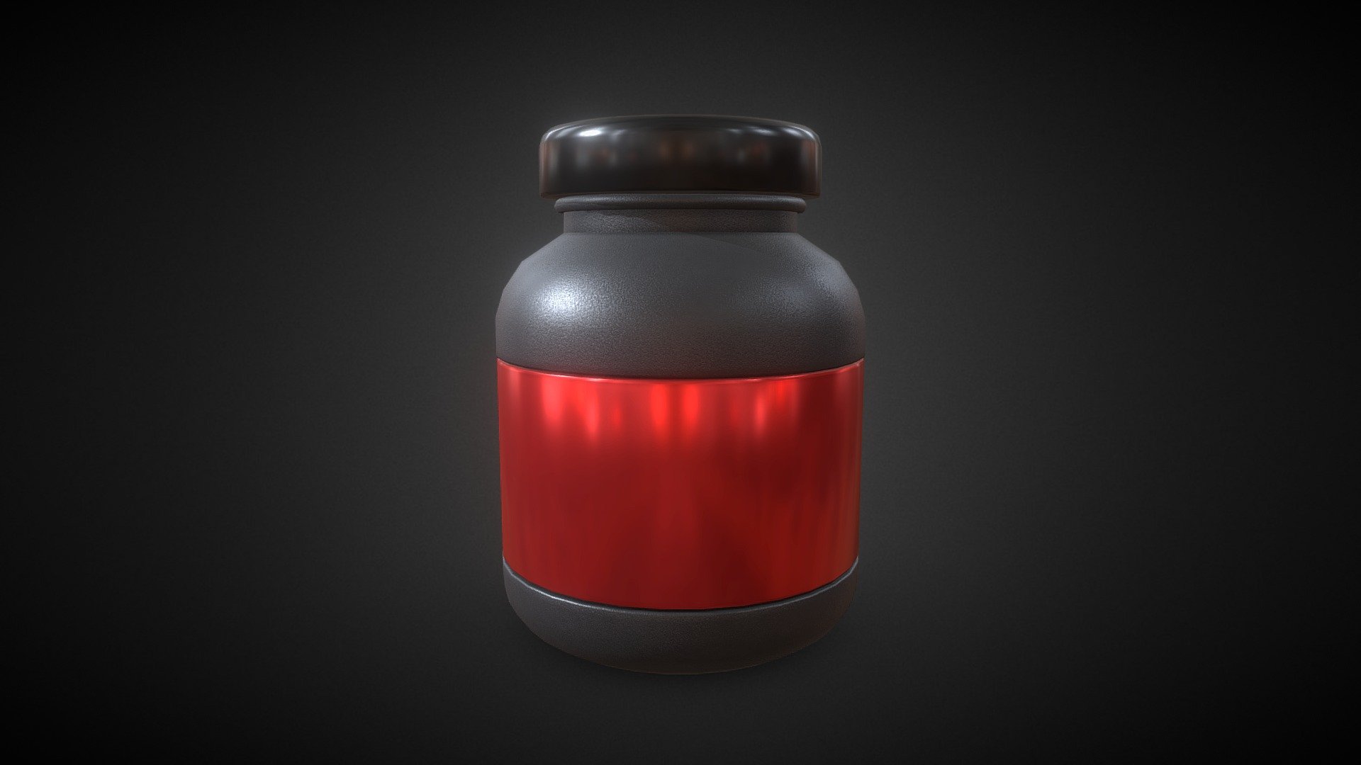 Stylized Whey Protein Container - Buy Royalty Free 3D model by ...