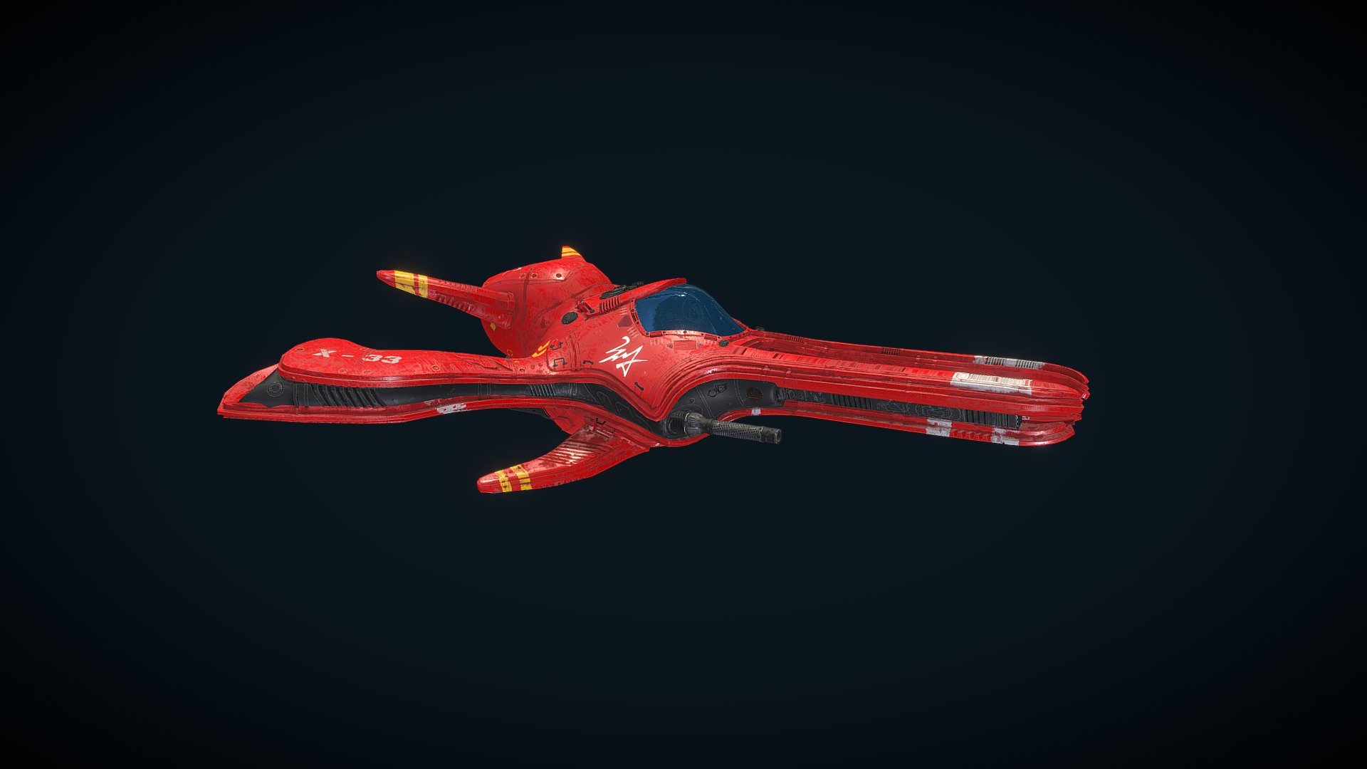X-33 - 3D model by chiahaoliu [35cf4d4] - Sketchfab