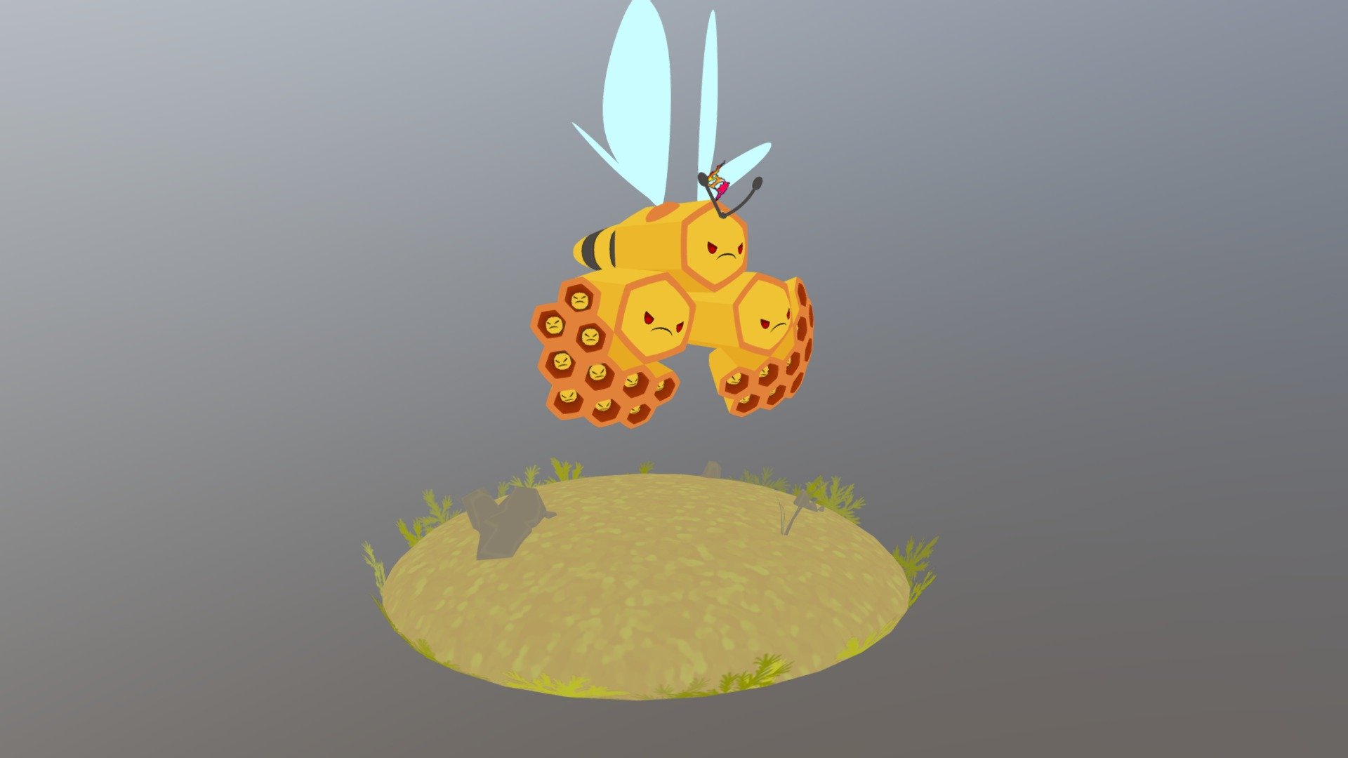 Mega Combee - 3D model by 3dmatt [35cfefb] - Sketchfab
