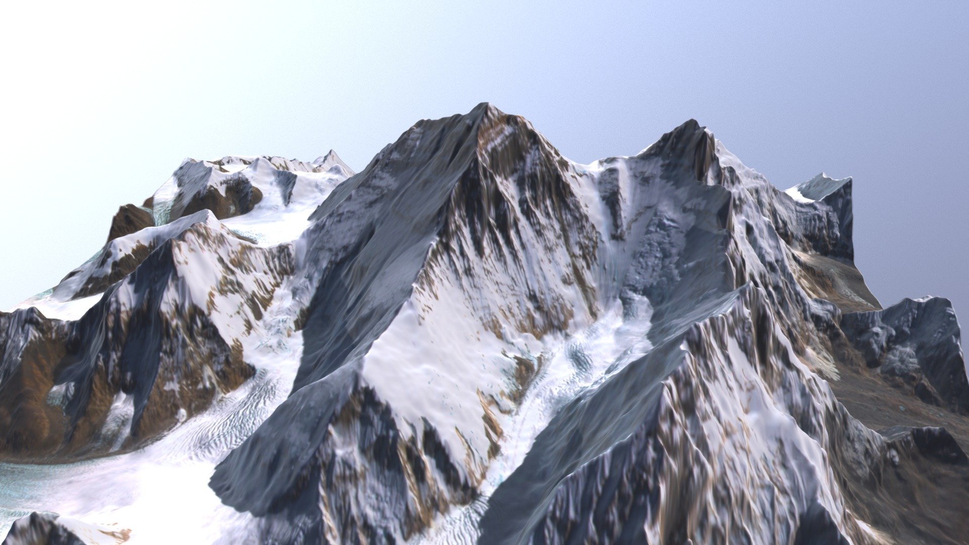 Mount Everest (1:100,000 Scale) - 3D model by smartmAPPS [35d35b6 ...