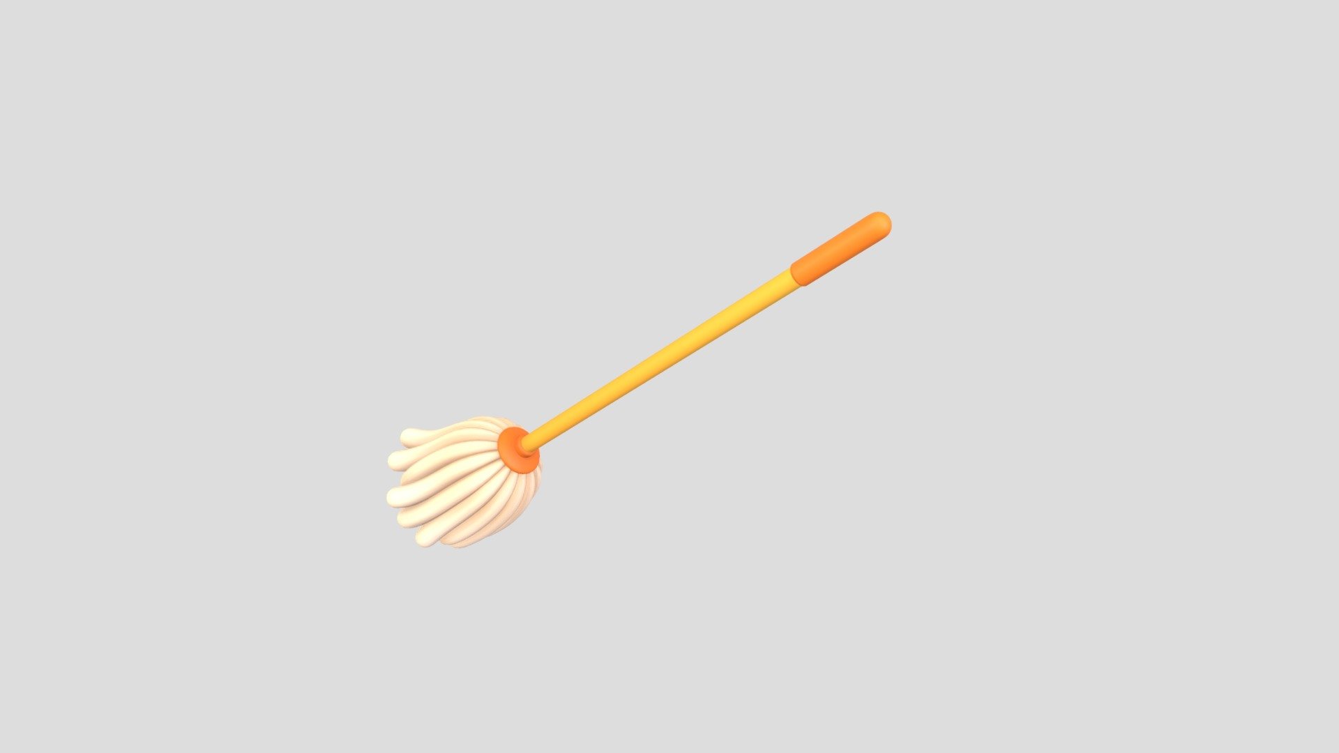 Cartoon Mop - Buy Royalty Free 3D model by bariacg [35d529b ...