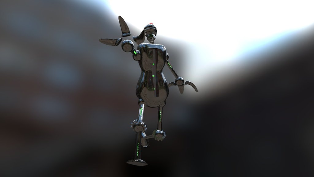 Robot (old) - 3D model by Mykol [35d5573] - Sketchfab