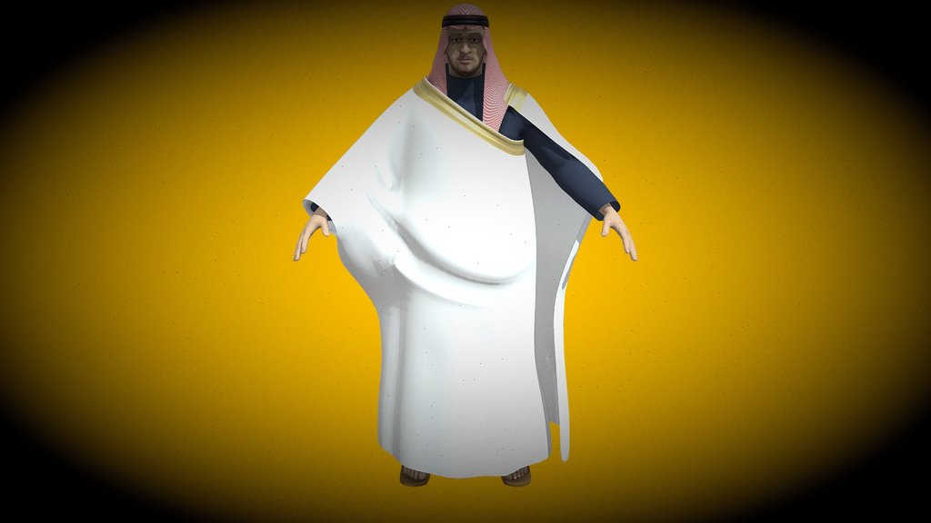 character arab - A 3D model collection by Budots Media (@BudotsMedia ...