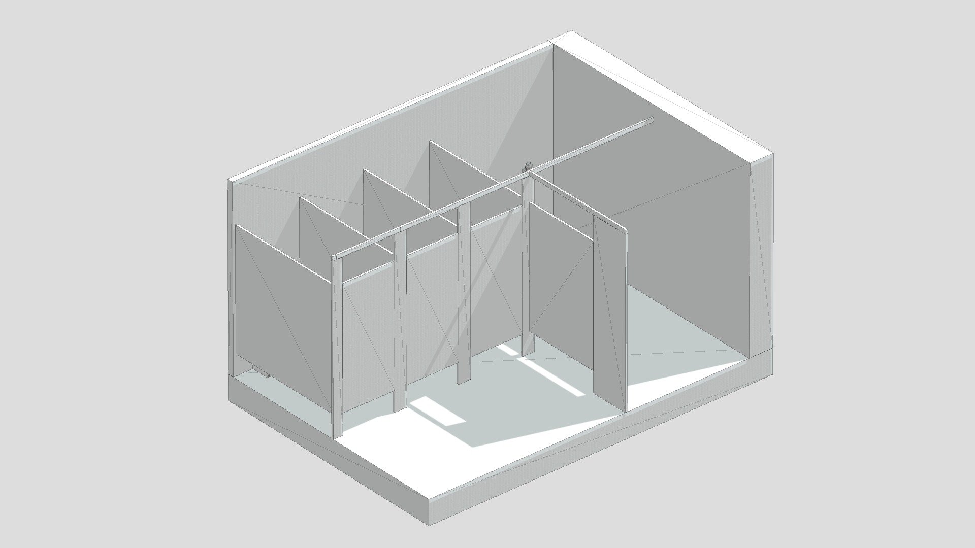 Toilet Partition - 3D Model - 3D model by alvarogallego [35d763d ...