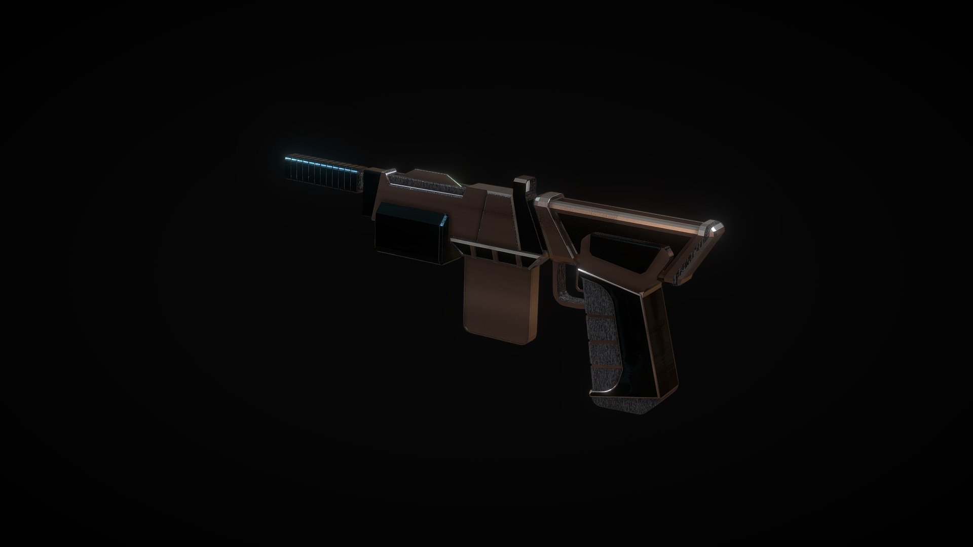 HandGun - 3D model by FelipeHoyos [35da6c8] - Sketchfab