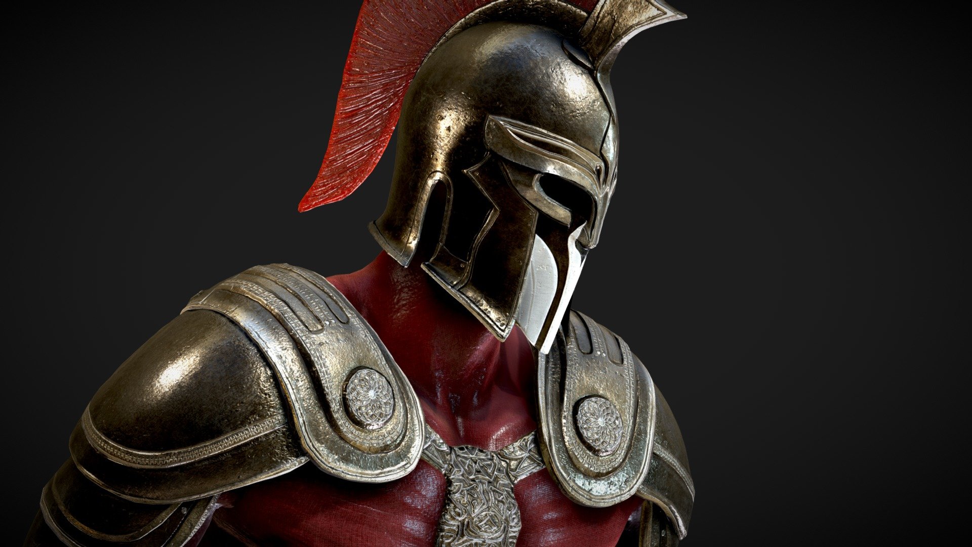 Spartan Warrior - 3D model by Korneev Nikita Kirillovich ...
