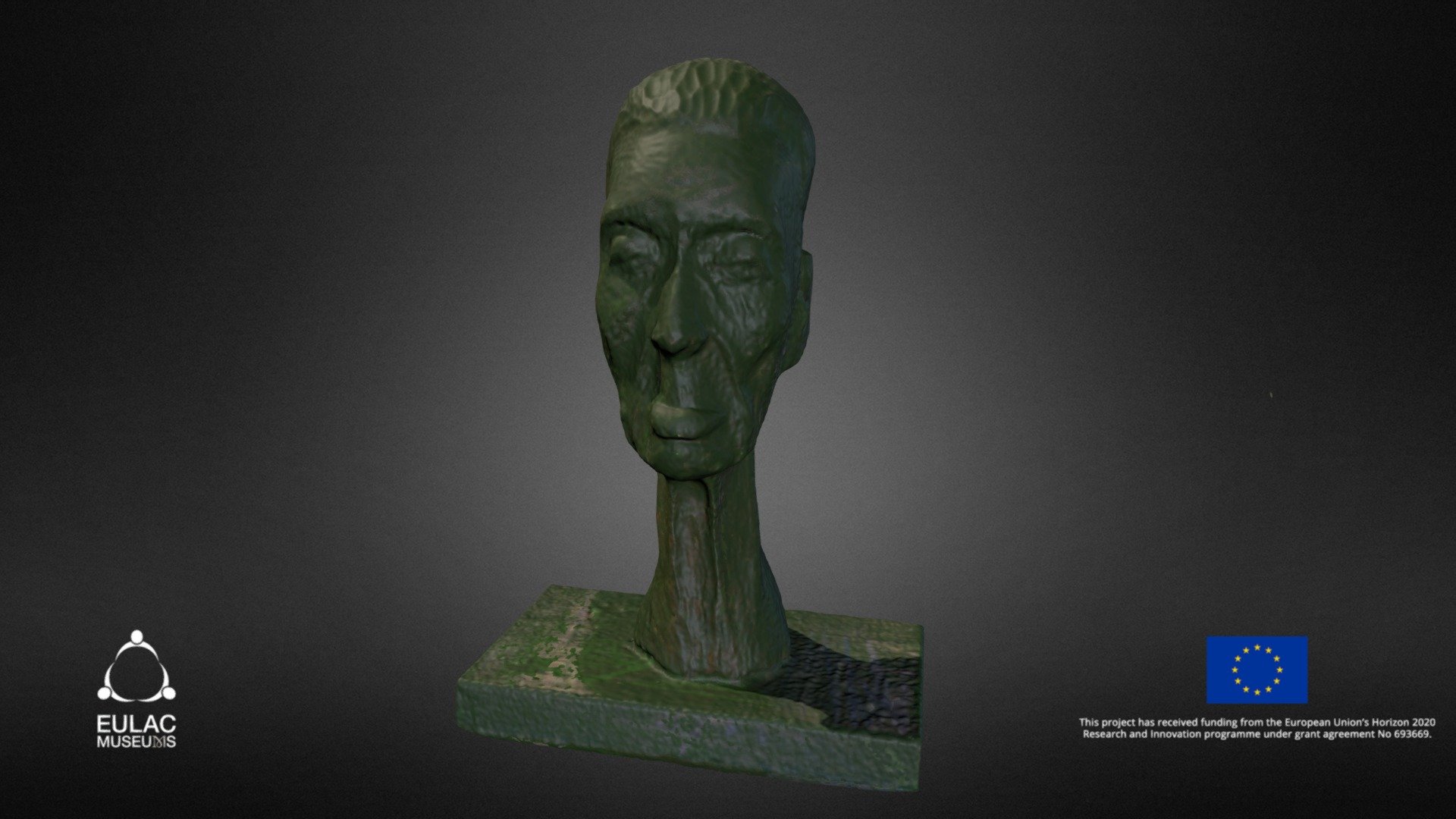 Bust from Trinidad - 3D model by EU-LAC-3D [35dc9bc] - Sketchfab