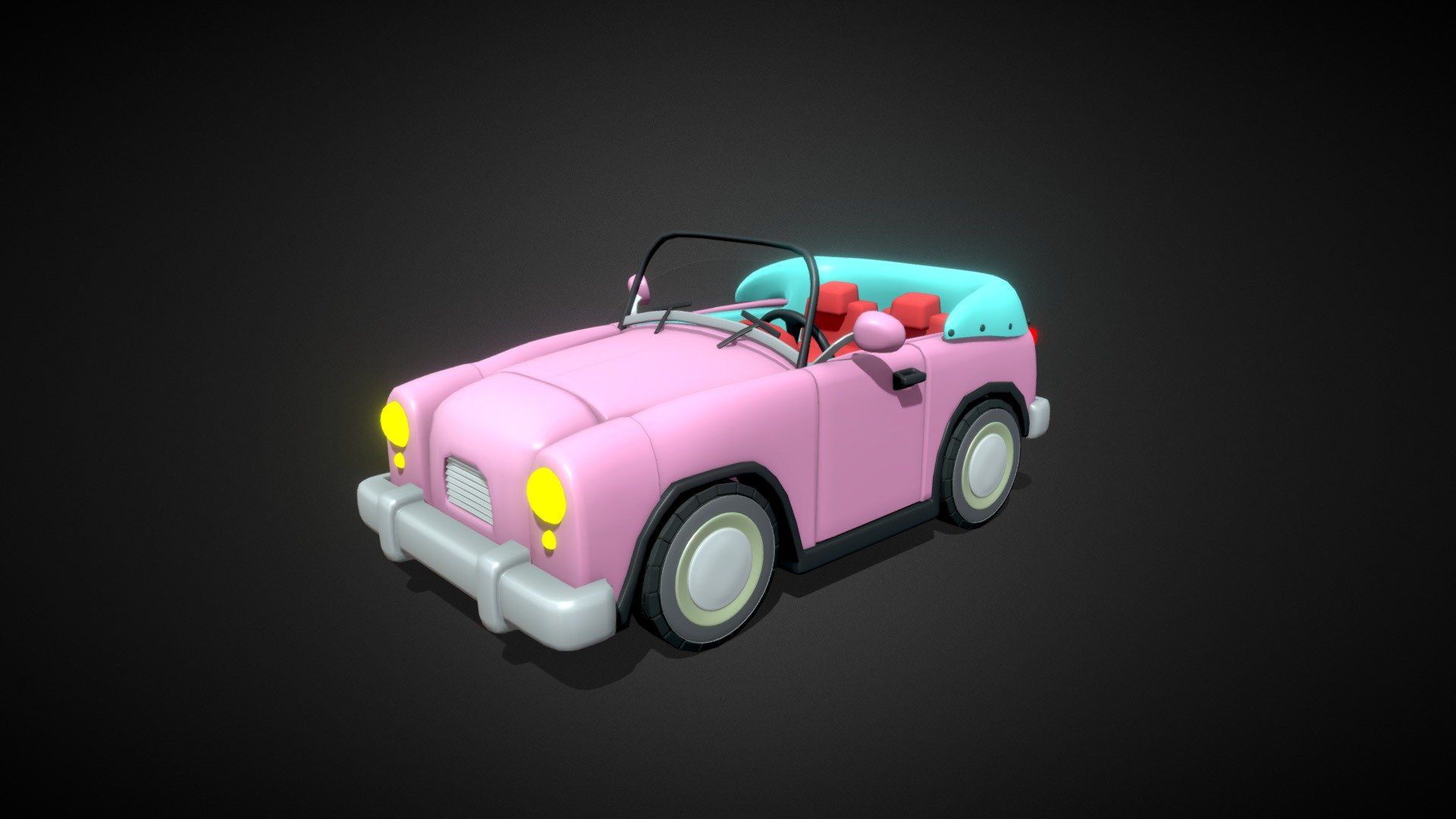 Cartoon Car - Download Free 3D model by Wang Sh D (@WandShD) [35ddefd ...