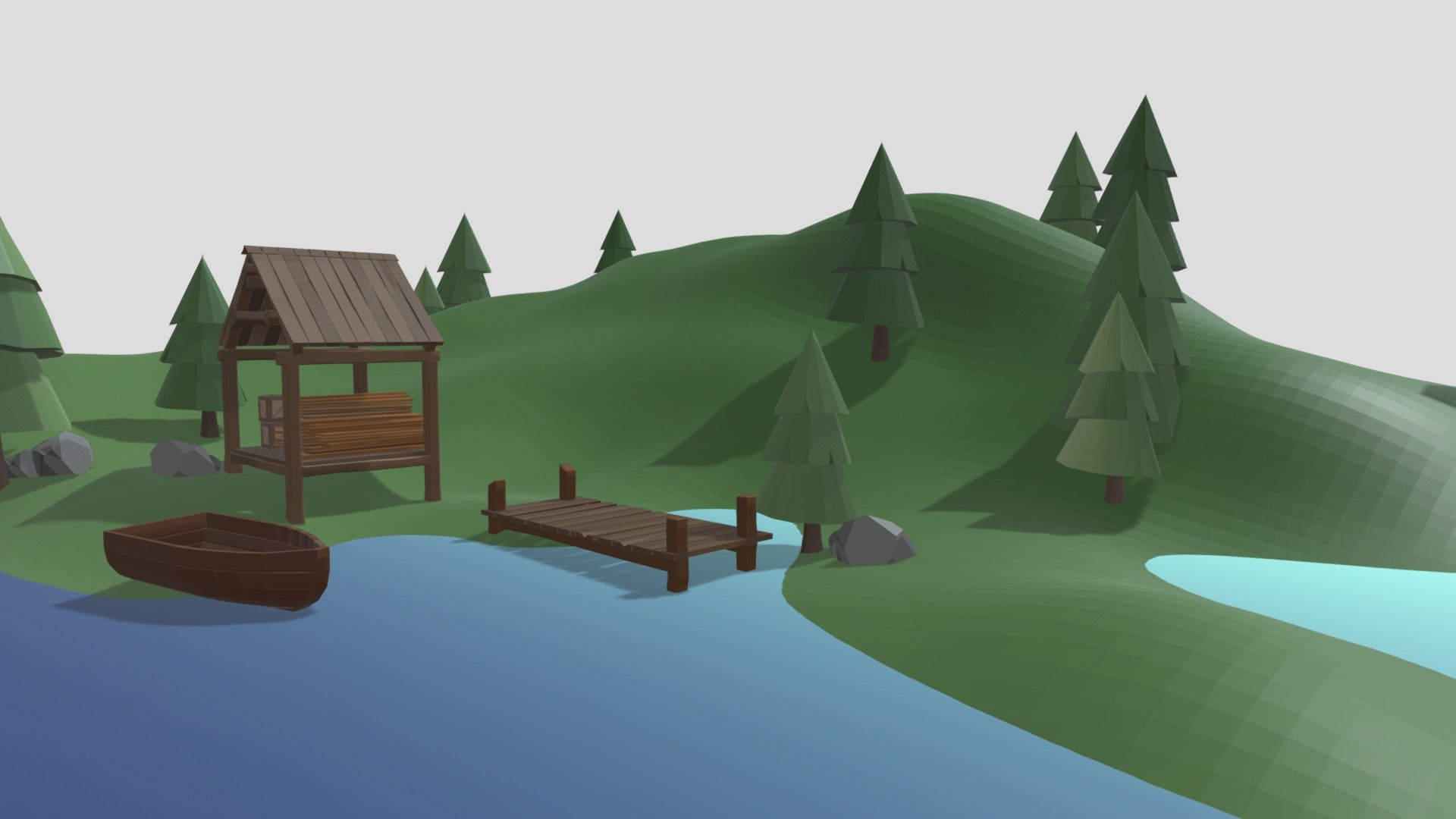 Landscape Terrain - Download Free 3D model by hasmitha-bhetalam ...
