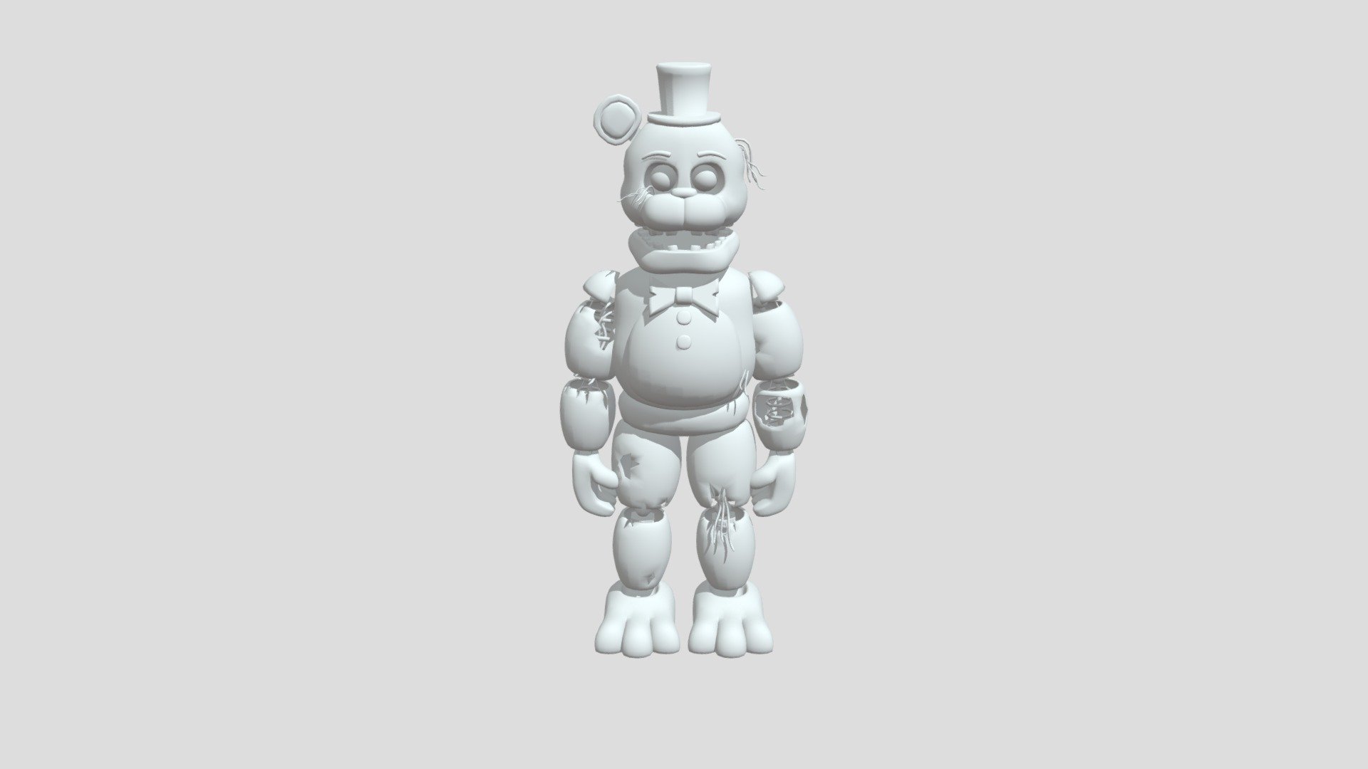 Fnaf-2-golden-freddy-v2 - 3D model by fnafbloxgaming [35dee6f] - Sketchfab
