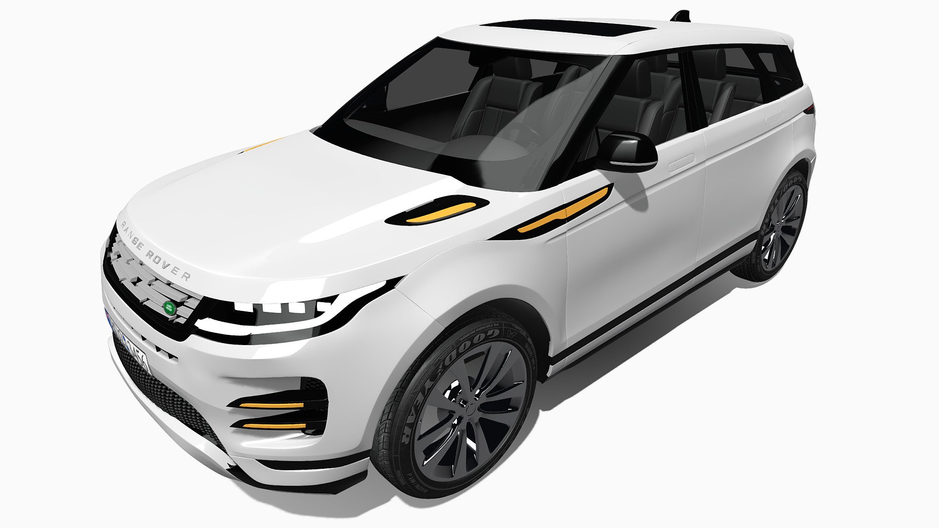 Range Rover Evoque Autobiography - Buy Royalty Free 3D model by ...