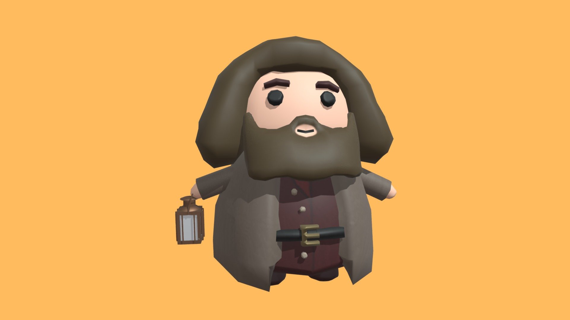 Hagrid Chibi - 3D model by rafael.esquius [35dfbeb] - Sketchfab