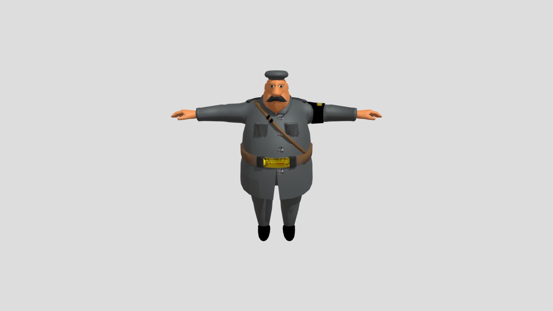 The corrupted officer. - 3D model by inmeperial [35e07bb] - Sketchfab