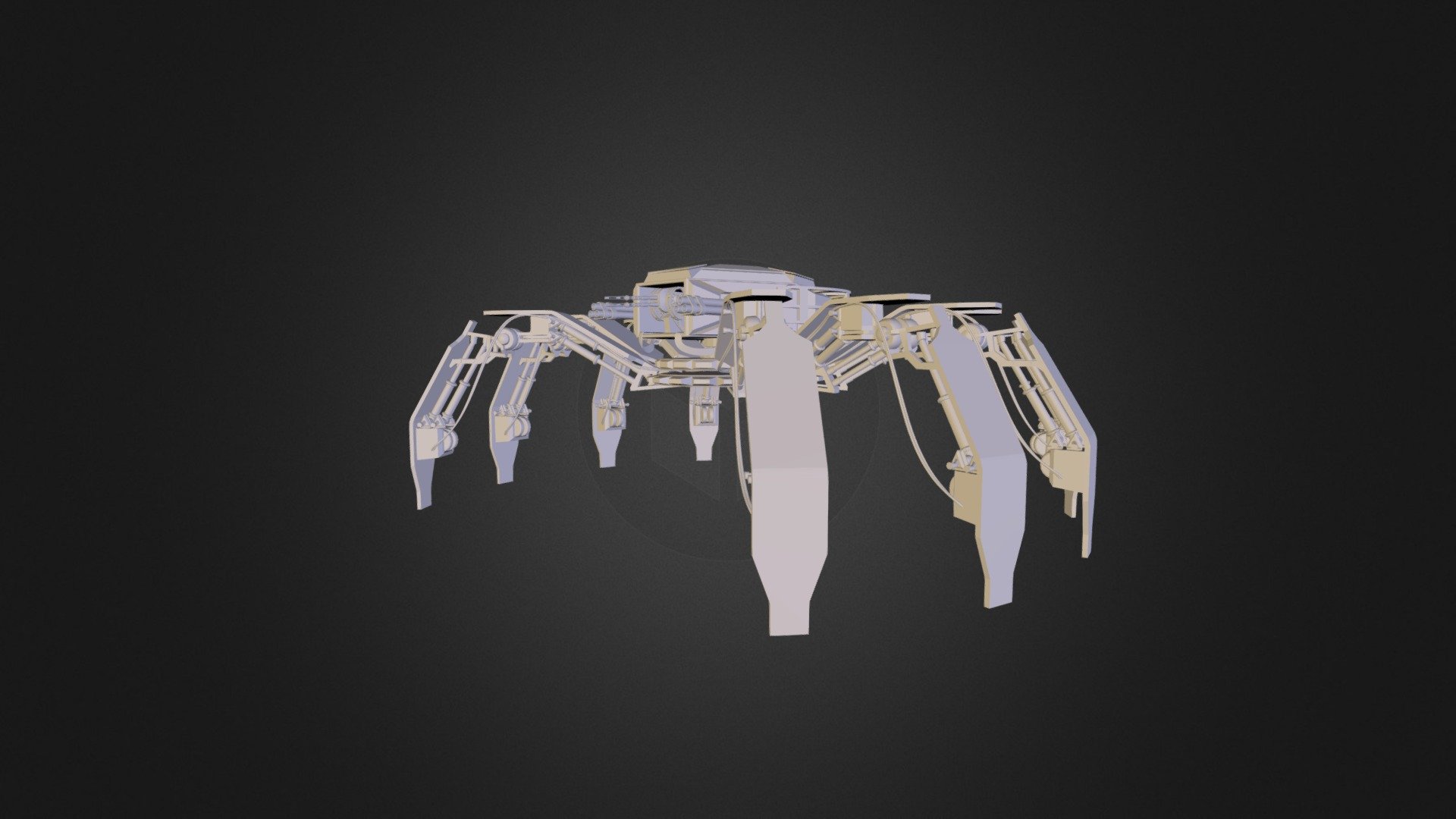 Mech Spider - 3D model by gerardm [35e219a] - Sketchfab