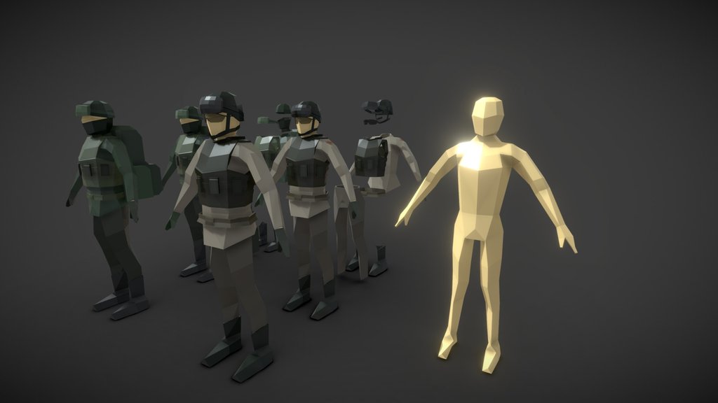 Character - A 3D model collection by neilgilbertg - Sketchfab