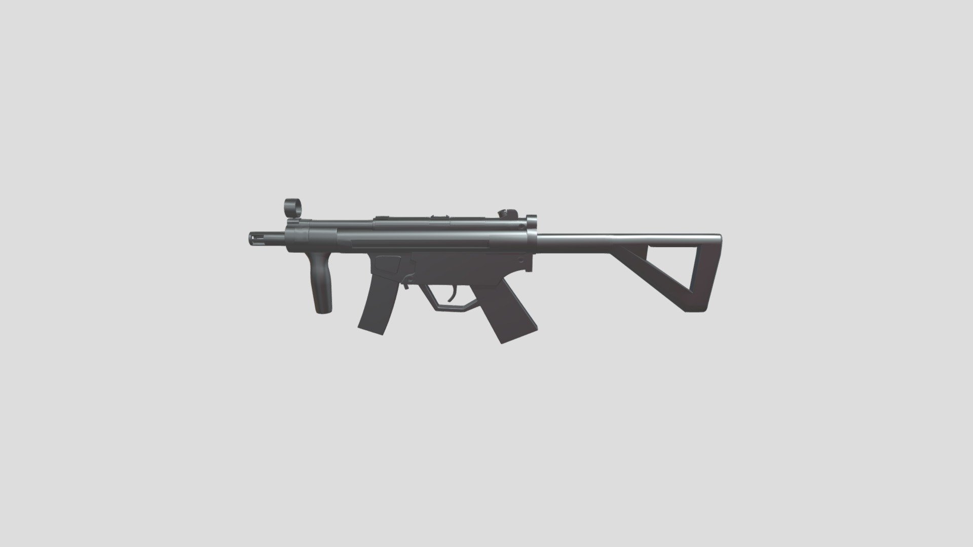 Low poly Mp5 - Download Free 3D model by eggcox [35e4a53] - Sketchfab