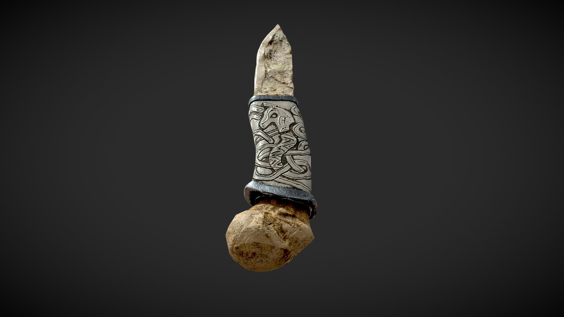 Viking-inspired Bone Dagger - Game Ready - Buy Royalty Free 3D model by ...