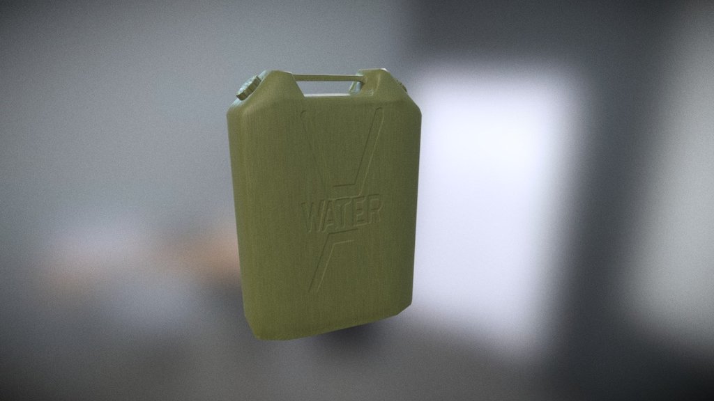 Jerry_Can_Model - 3D model by Andrew Mullins (@Andy23) [35e66d6 ...