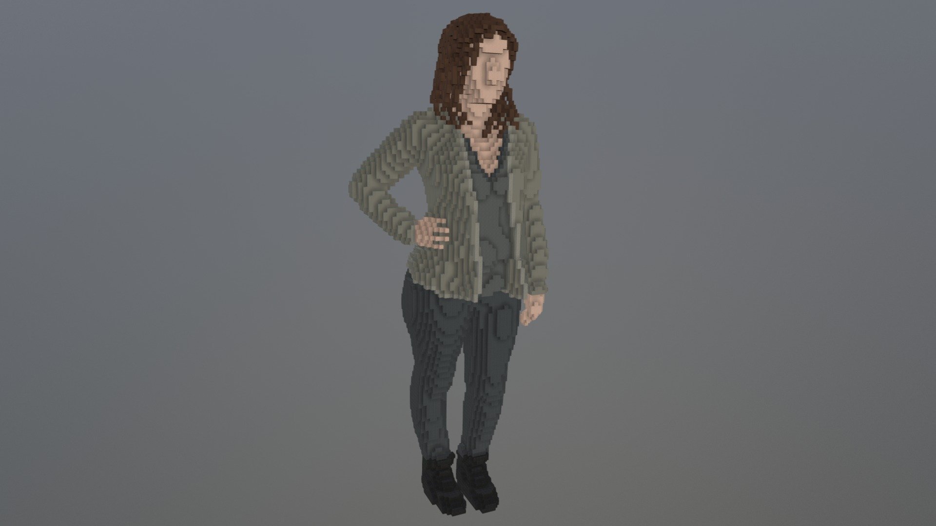 Standing woman - 3D model by TayKroZz [35e978b] - Sketchfab