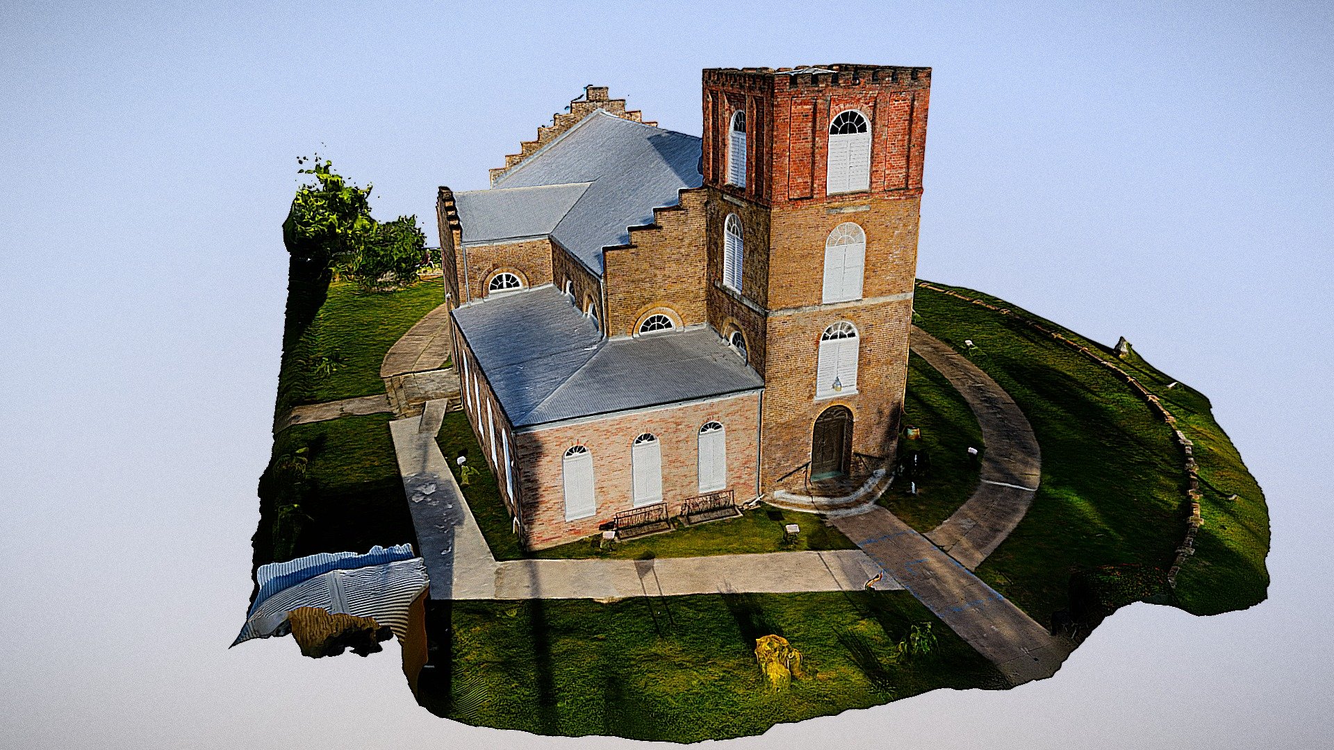 St. John's Cathedral, Belize - 3D model by EdwinVarela501 [35e9c0b ...